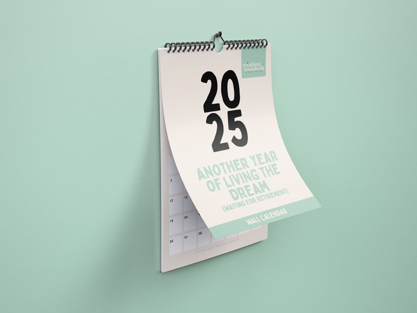 2025 Non Sweary Calendar | Another Year Of Living The Dream | Wall Cal ...