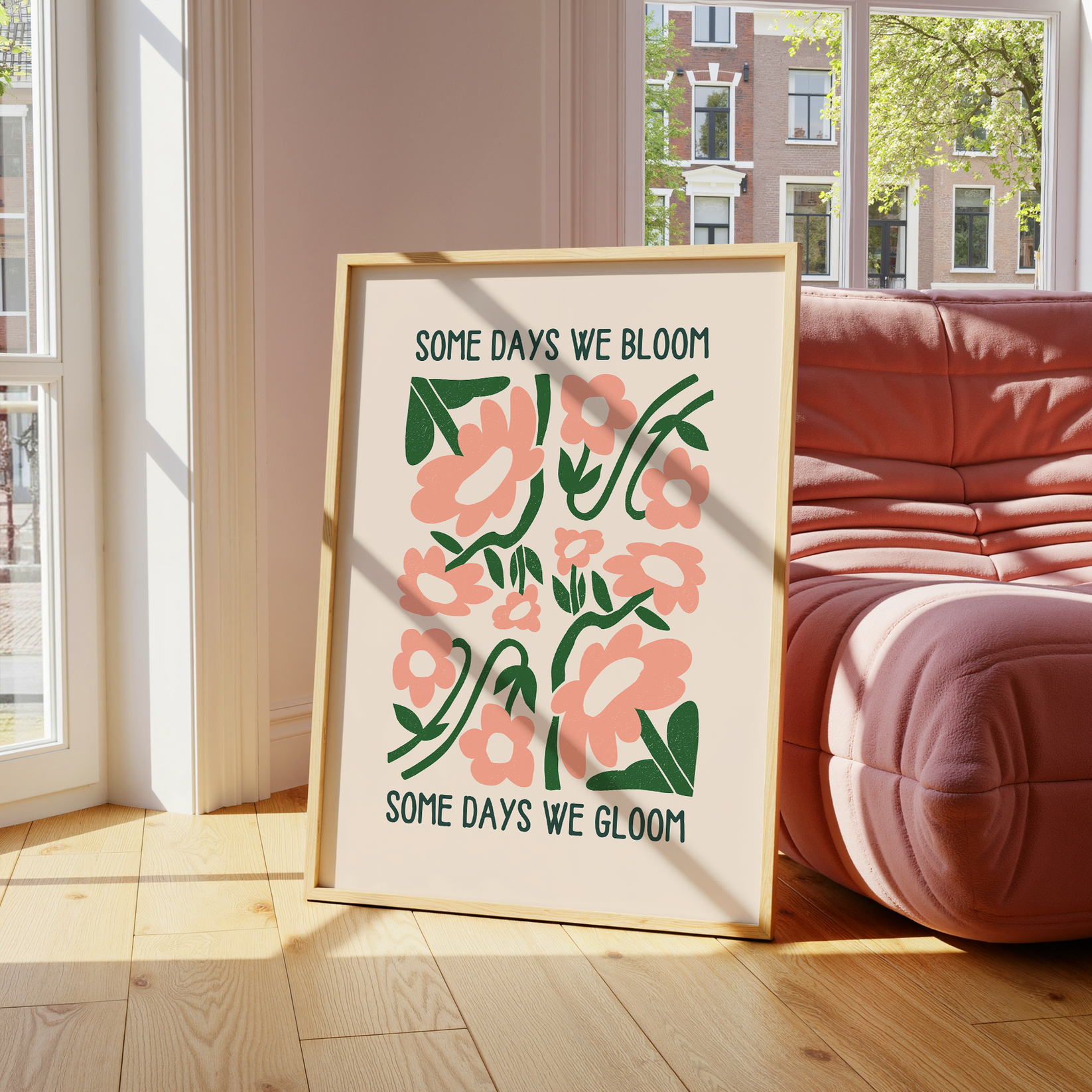 Some Days We Bloom Some Days We Gloom | Art Print – Wisdom and Wonder ...