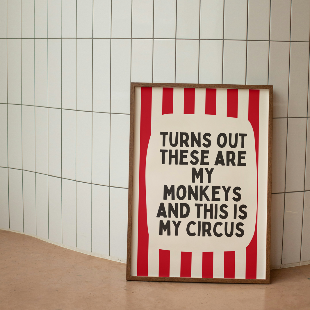 TURNS OUT THESE ARE MY MONKEYS – Wisdom and Wonder Designs
