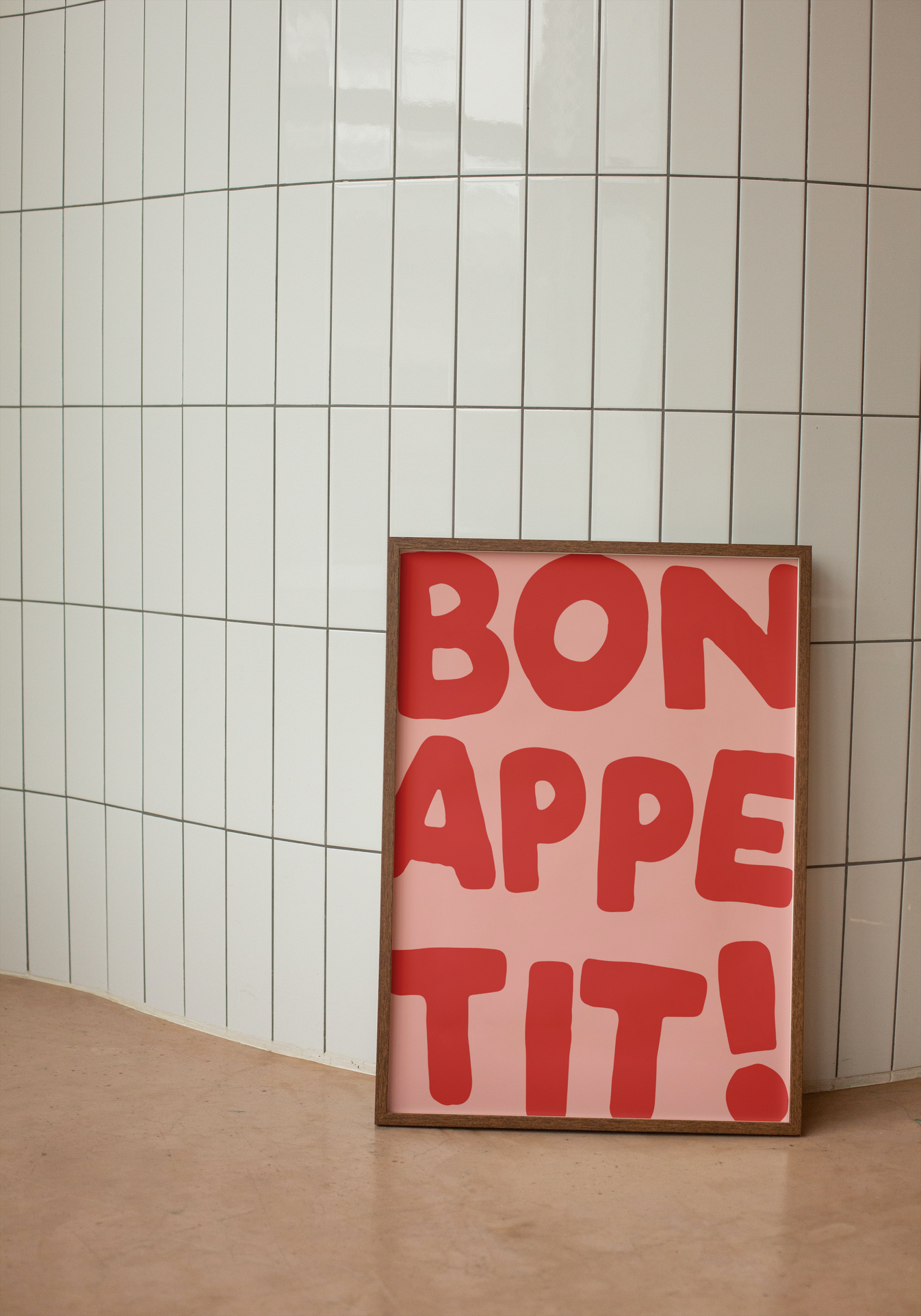 Bon Appetit! | Red and Pink | Art Print – Wisdom and Wonder Designs